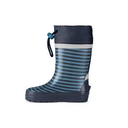 Tchibo - Kinder-Regenstiefel - Gr. 24-25 - dunkelblau/gestreift