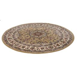 Teppich Theko "Hamadan 359", braun (camel), H:10mm Ø:200cm, Polypropylen, Teppiche, Kurzflor, Orient-Optik
