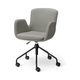 Tchibo - Schreibtischstuhl - 57x63x80cm - hellgrau - Polyester / Stahl / Kunststoff