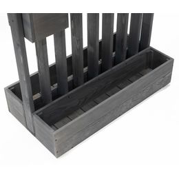 Tchibo - Pflanzkasten mit Pergola - 45x90x170cm - dunkelgrau -