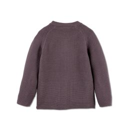 Tchibo - Baumwoll-Strickjacke - Baby - Gr. 86/92 - dunkellila