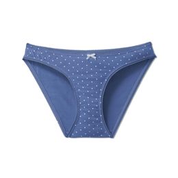 Tchibo - 5 Slips - Damen - Gr. XS - wei&szlig;/print