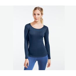 Tchibo - Thermo-Funktionsshirt - Damen - Gr. L - blau/print