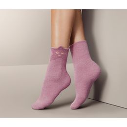 Tchibo - 2 Paar Kuschelsocken - Damen - Gr. 35-38 - dunkelblau