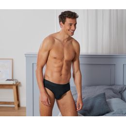 Tchibo - 3 Slips mit Modal - Herren - Gr. L/6 - anthrazit/gestreift