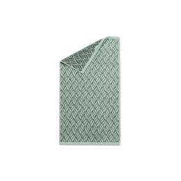 Tchibo - 2 Jacquard-Handt&uuml;cher - gr&uuml;n