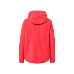 Tchibo - Kapuzen-Fleecepullover - Damen - Gr. S - rot