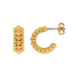 Tchibo - Creolen mit Kugelstruktur - gold