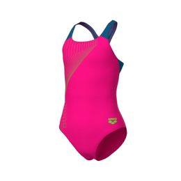 arena Kinder-Badeanzug Swim Pro Back Graphic - Damen - Gr. 140 - rosa