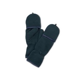 Tchibo - Strickfleece-Klappfäustlinge - Damen - Gr. 7,5 - blau