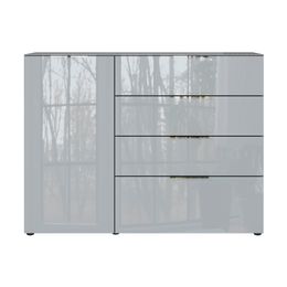 Tchibo - Sideboard »Laholm« - 134x42x102cm - grau - Holz / Glas