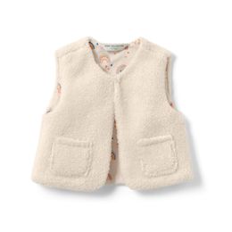 Tchibo - Kinder-Teddyweste - Baby - Gr. 86/92 - creme