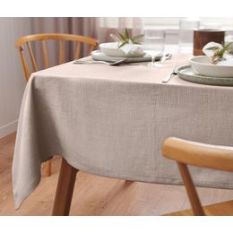 Tchibo - Premium-Leinen-Tischdecke - taupe