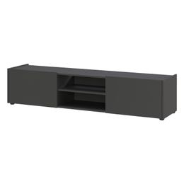 Tchibo - Lowboard »Aalborg« graphit - 164x40x35cm - grau - Holz