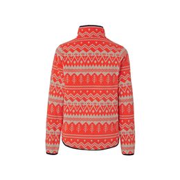 Tchibo - Fleecepullover - Damen - Gr. XL - orange/print