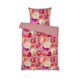 Tchibo - Biber-Bettw&auml;sche - rosa