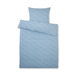Tchibo - Winterjersey-Bettw&auml;sche - hellblau