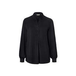 Tchibo - Blusenshirt mit Knopfleiste - Damen - Gr. M - schwarz