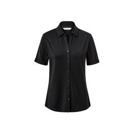 Tchibo - Blusenshirt mit Knopfleiste - Damen - Gr. L - schwarz