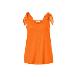 Tchibo - Top mit Knotendetail - Damen - Gr. S - orange