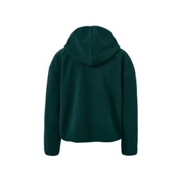Tchibo - Teddy-Kapuzenpullover - Damen - Gr. XS - dunkelgr&uuml;n