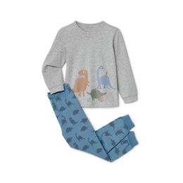 Tchibo - Kinder-Pyjama - Gr. 110/116 - blau
