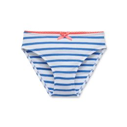 Tchibo - 7 Slips - M&auml;dchen - Gr. 98/104 - wei&szlig;/gestreift