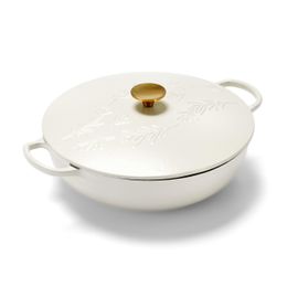 Tchibo - Gusseisen-Servierpfanne - beige