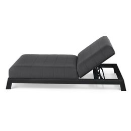 Tchibo - Premium-Doppelliege aus Sunbrella -Stoff - 144x203x38cm - anthrazit -