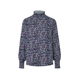 Tchibo - Blusenshirt mit Stehkragen - Damen - Gr. S - mehrfarbig