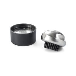 Tchibo - Edelstahlb&uuml;rste mit Seifensch&auml;umer - silber