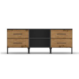 Rauch Sideboard &raquo;Butte&laquo; - 140x42x54cm - grau -