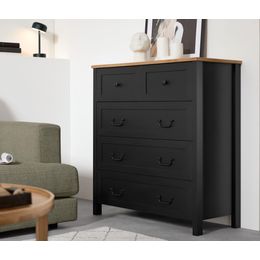 Tchibo - Kommode &raquo;Clara&laquo; - 92x41x100cm - schwarz -