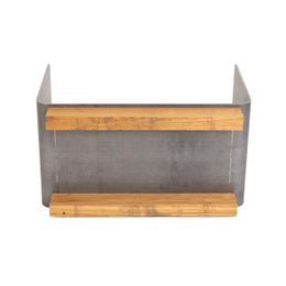 Tchibo - Kaminholzregal - 62x34x39cm - silber -
