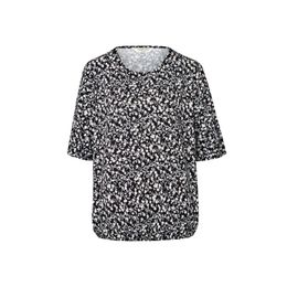 Tchibo - Bedrucktes Blusenshirt - Damen - Gr. S - schwarz/geblümt