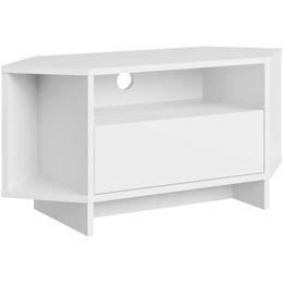 TV-Schrank DECORTIE "Viva TV Schrank", weiß, B:95,7cm H:45,3cm T:35,4cm, Spanplatte, Schränke, Einfache Montage,Platzsparend