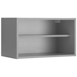 Wiho-Küchen Hängeregal WIHO KÜCHEN "Kiel", grau (steel grau), B:60 H:35 T:35, Regale, Breite 60 cm