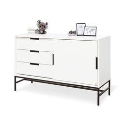 Pinolino Kinderzimmer &raquo;Steel&laquo; - 75x145x95cm - anthrazit -