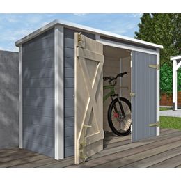 Weka-Fahrrad- und -Multibox - 2,2x1x1,5cm - wei&szlig; -