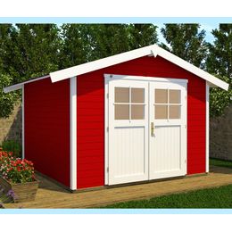 Weka-Gartenhaus - 285x274x237cm - wei&szlig; -