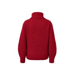 Tchibo - Grobstrick-Pullover mit Rollkragen - Damen - Gr. L - rot