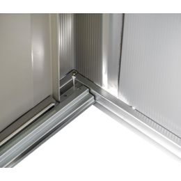 Tchibo - Metallger&auml;tehaus &raquo;Woodlake 8x6&laquo; - 253x181x177cm - braun -