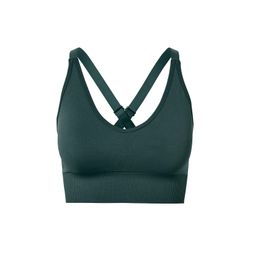 Tchibo - Seamless-Sport-Bustier - Damen - Gr. L - dunkelgrün