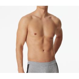 3 Schiesser Shorts - Herren - Gr. L/6 - grau