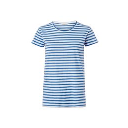 Tchibo - Gestreiftes T-Shirt - Damen - Gr. XXL - wei&szlig;/gestreift
