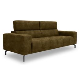 Tchibo - 2-Sitzer &raquo;Cunelli&laquo; - 208x104x79cm - olivgr&uuml;n -