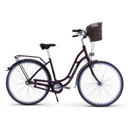 Hawk Bikes Cityrad »City Classic Joy Bordeaux« - bordeaux
