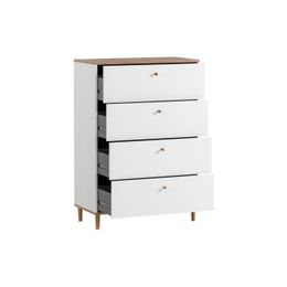 Tchibo - Kommode &raquo;Hilda&laquo; - 80x40x115,5cm - braun -