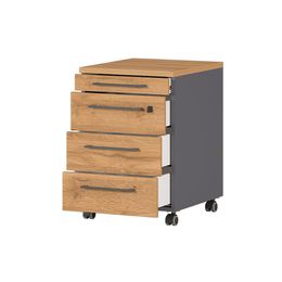 Tchibo - Rollcontainer &raquo;Agenda&laquo; - 42x49x61cm - braun -