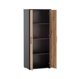 Tchibo - Aktenschrank &raquo;Aino&laquo; - 65x41x163,5cm - schwarz -